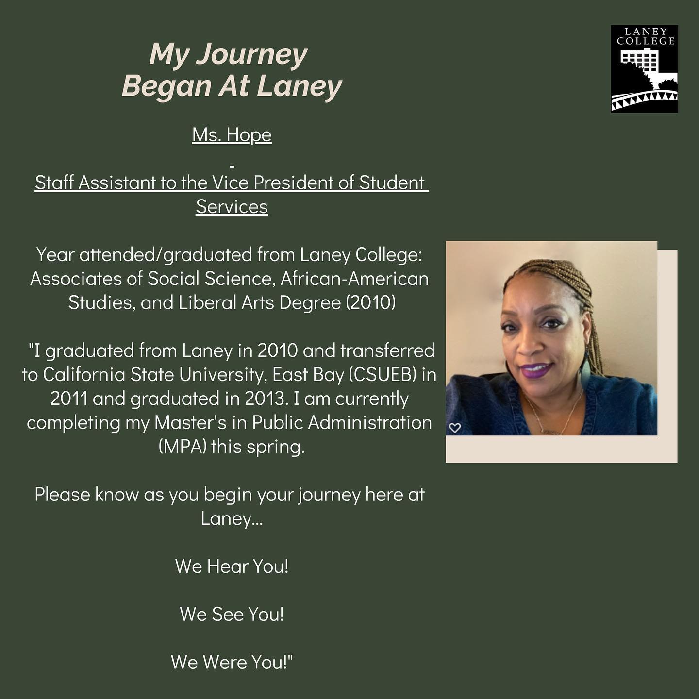 Laney College President's Report