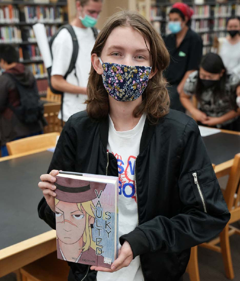 BCC Student Artwork on Display at “Judge a Book by its Cover” Exhibition