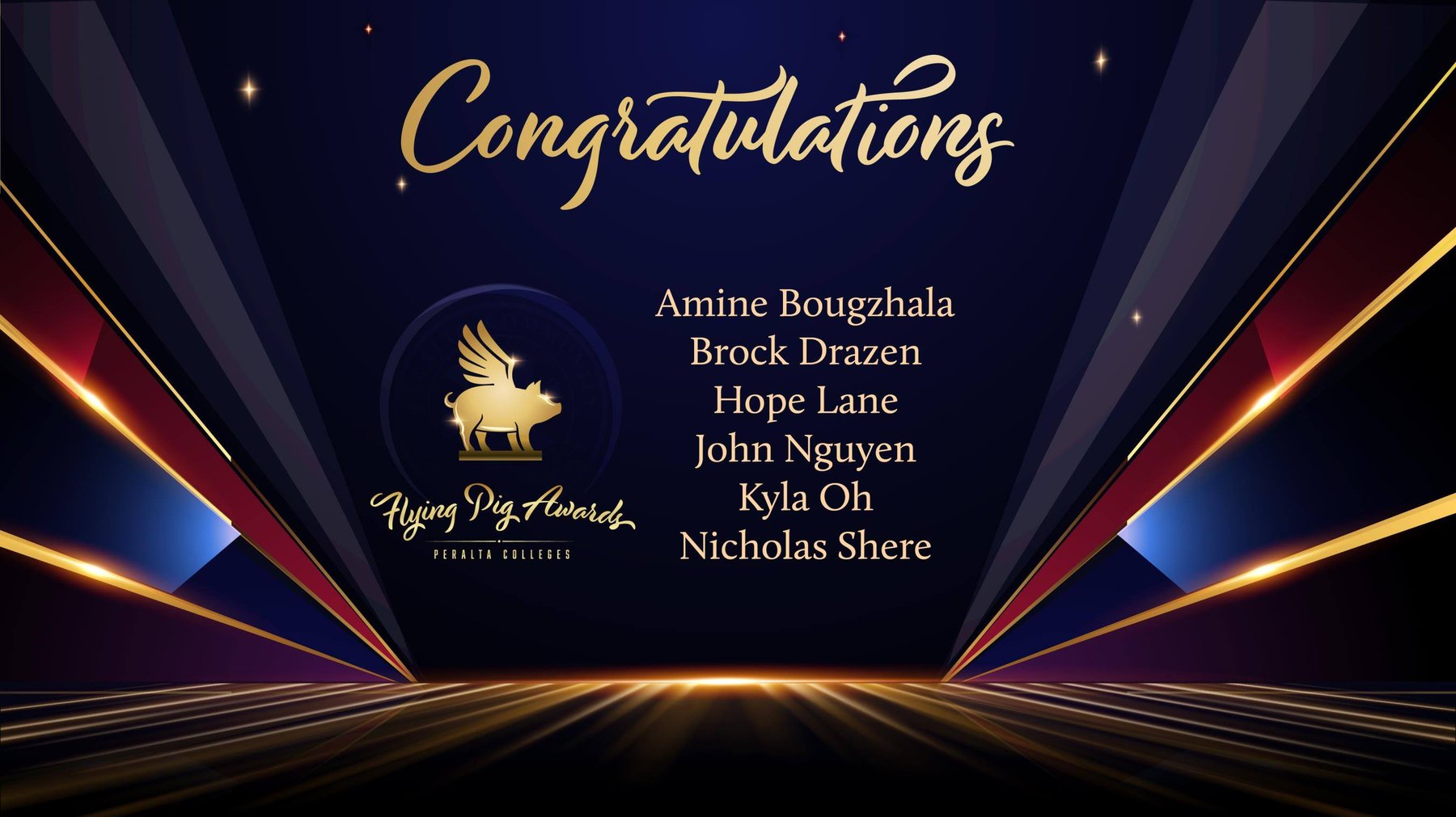 Congratulations to the Flying Pig Award Winners