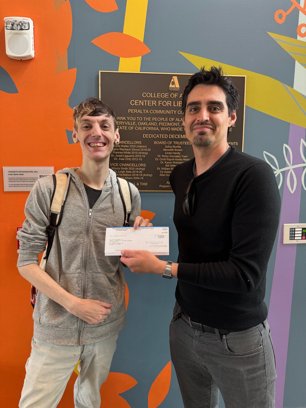 Peralta International Student Receives $5,000 Scholarship