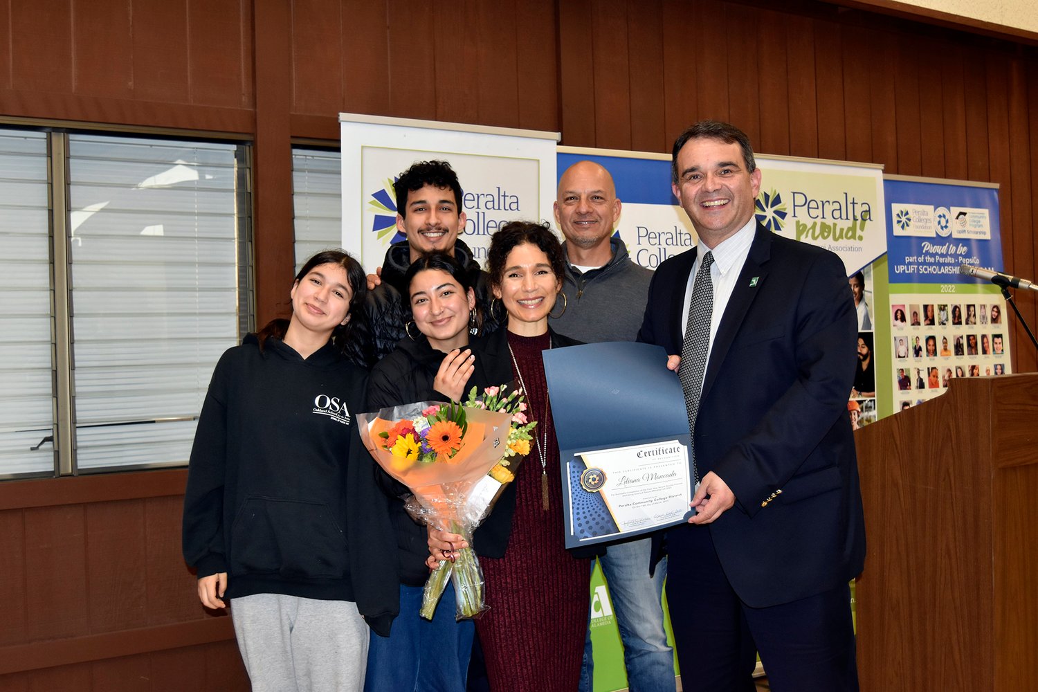 Peralta Honors Newly-Tenured Faculty