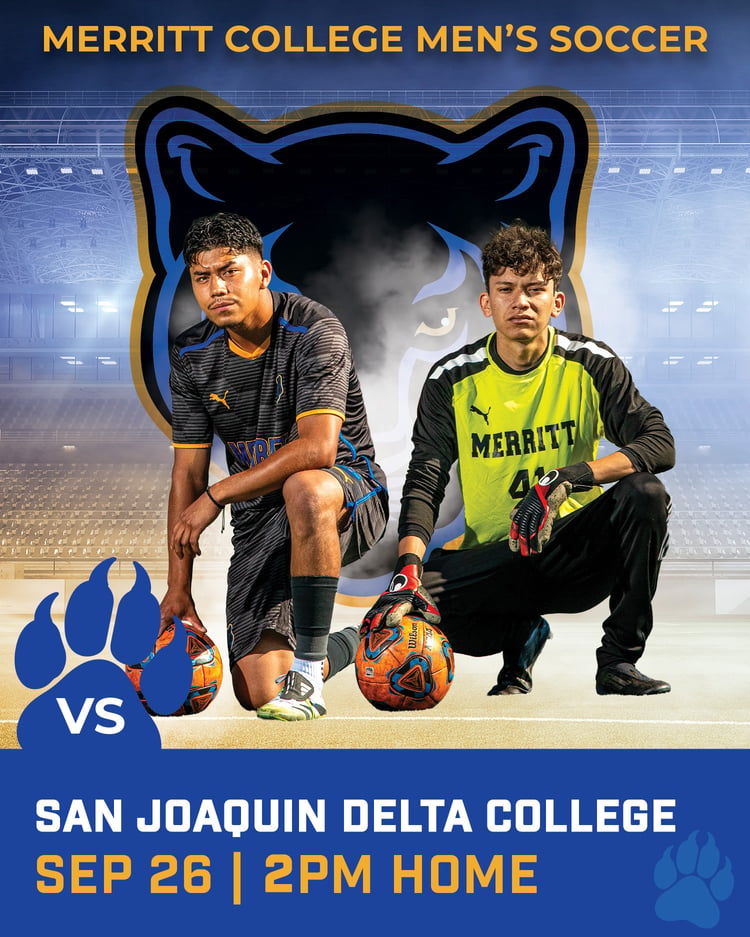Merritt College Men's Soccer vs. San Joaquin Delta College @ Merritt, 9 ...