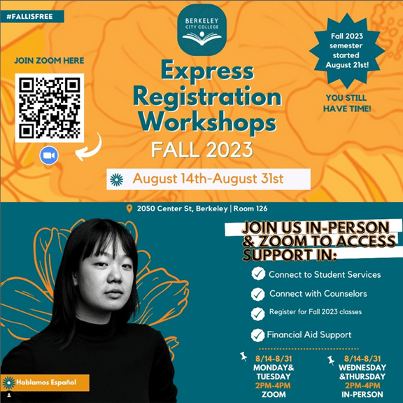 Fall Express Registration Workshops @ BCC thru 8/31