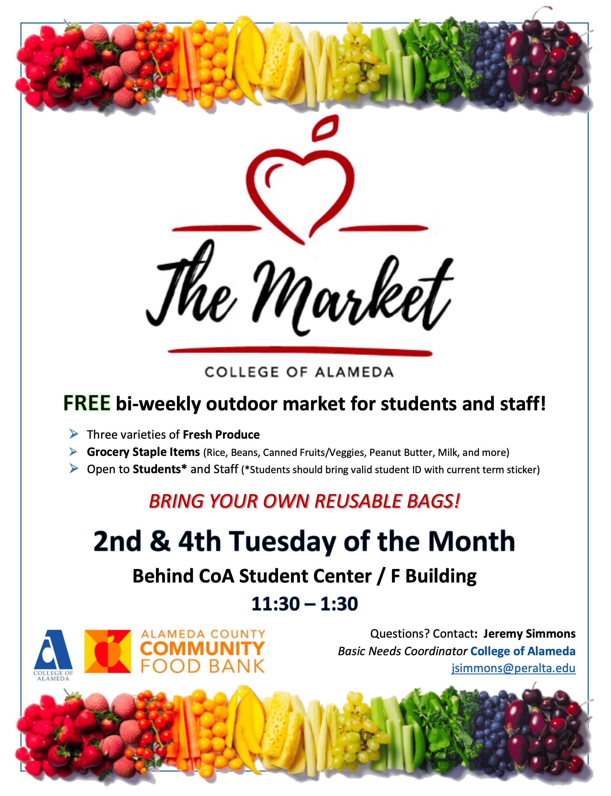 FREE: Fresh Produce, Pantry & Personal Hygiene Items @ The Market at ...