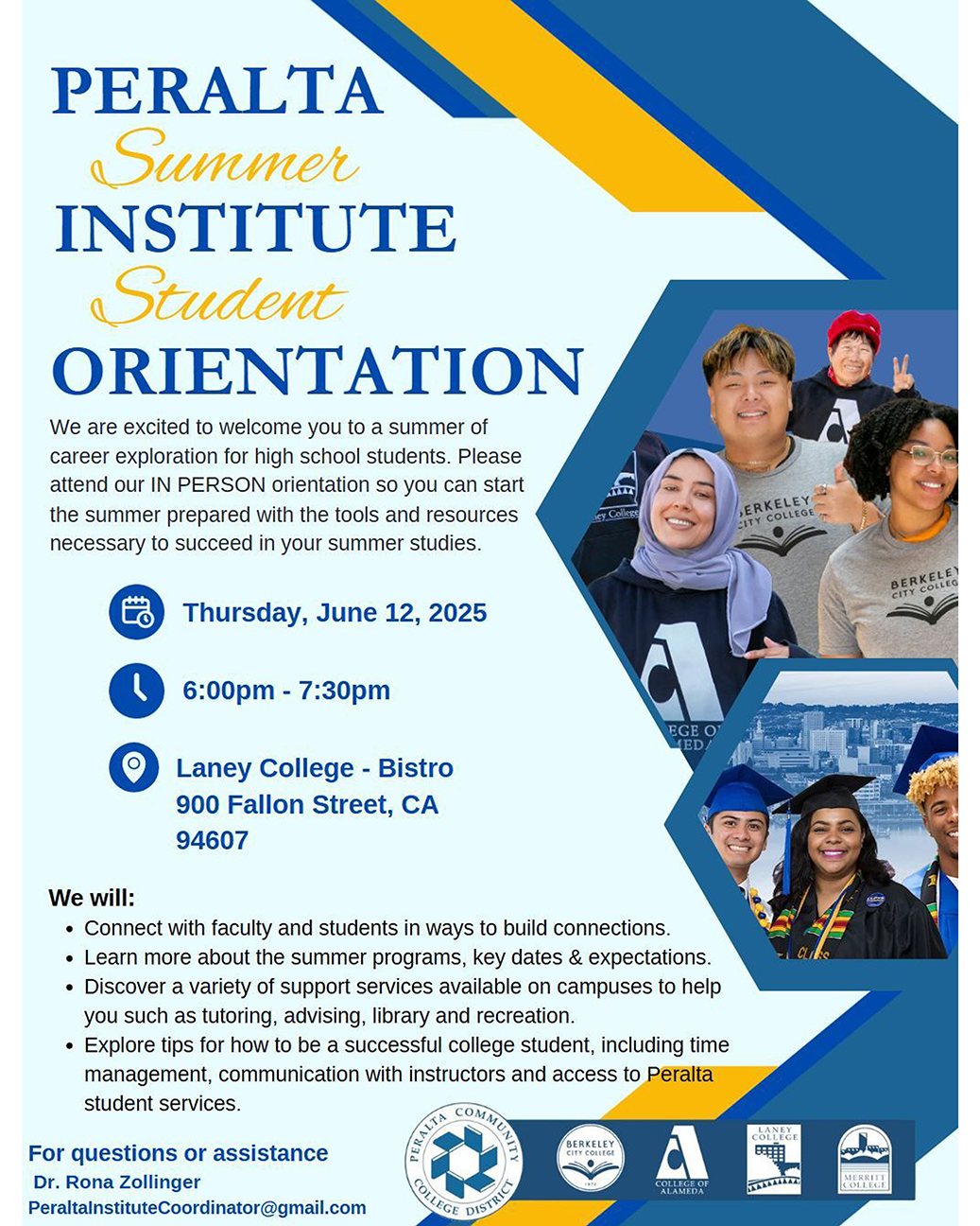 Summer of Career Exploration for High School Students, Orientation June ...
